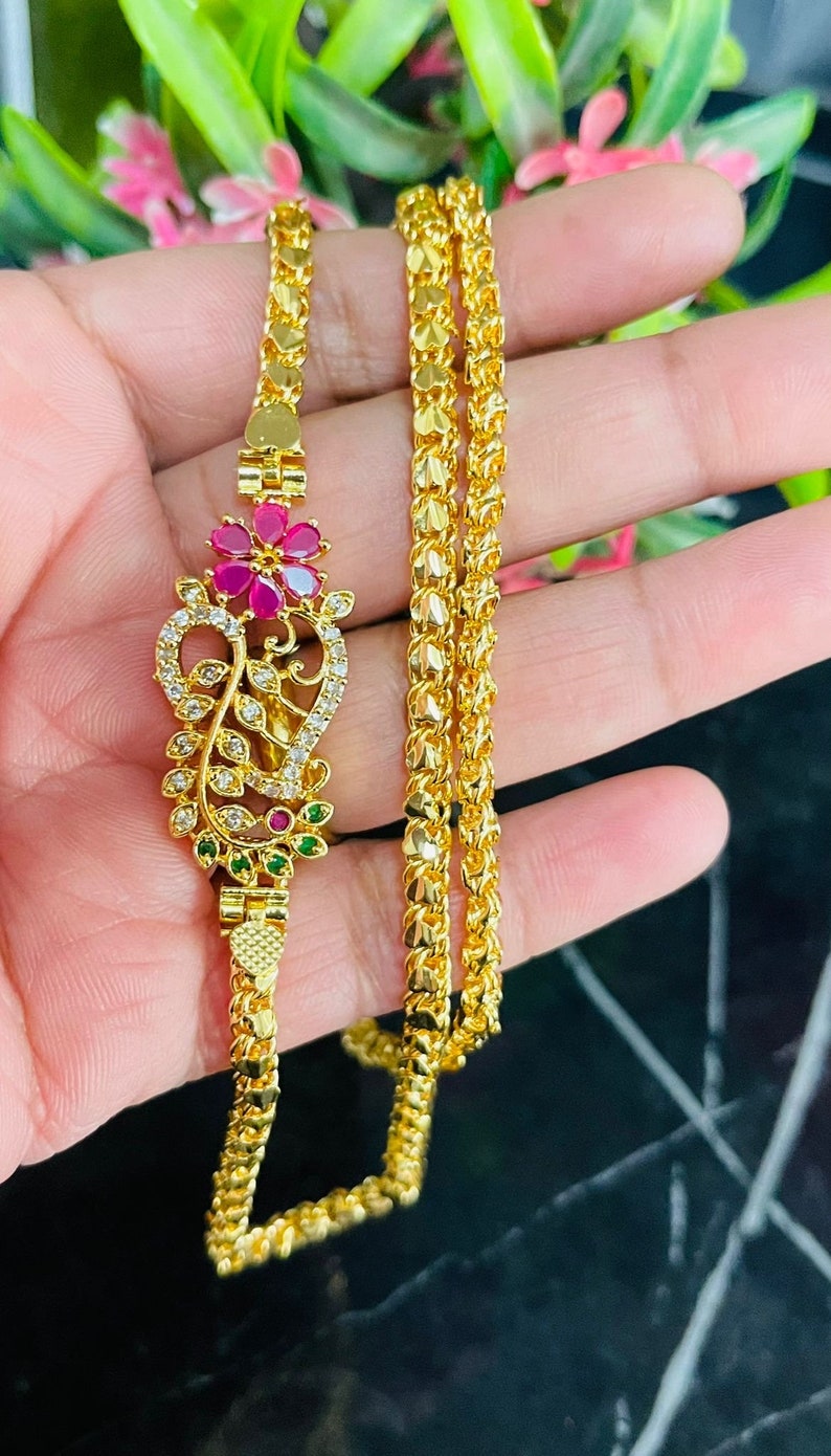 South Indian Mugappu Chain/ Thali Chain - Etsy