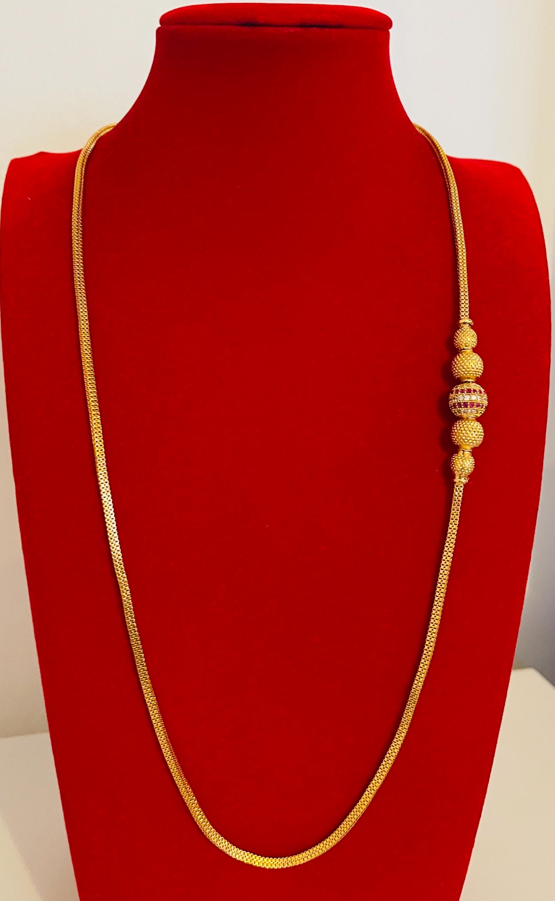 South Indian Mugappu Chain/ Thali Chain - Etsy