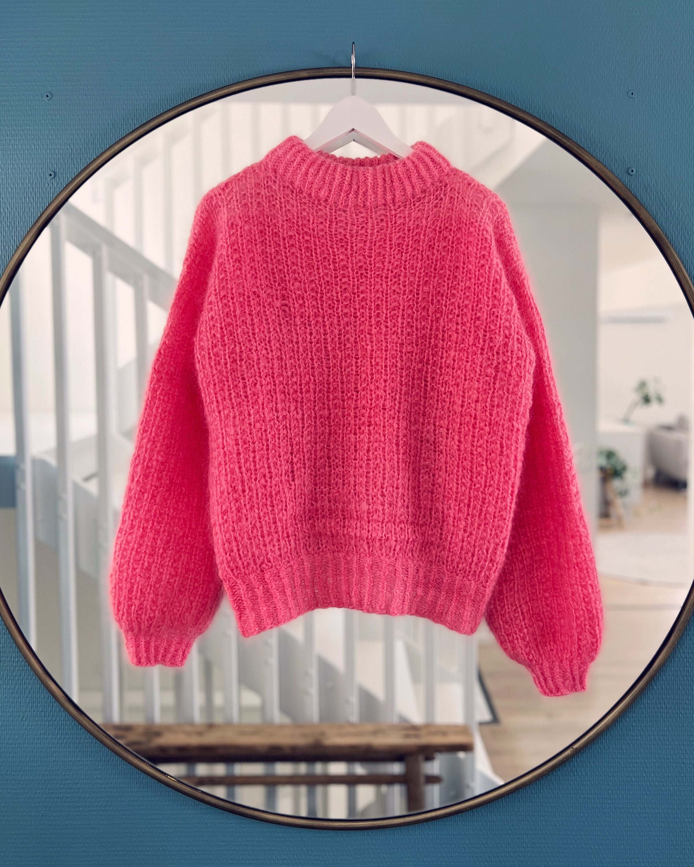 Beginner Friendly Digital Knitting Pattern: Magnolia Sweater in Broken ...
