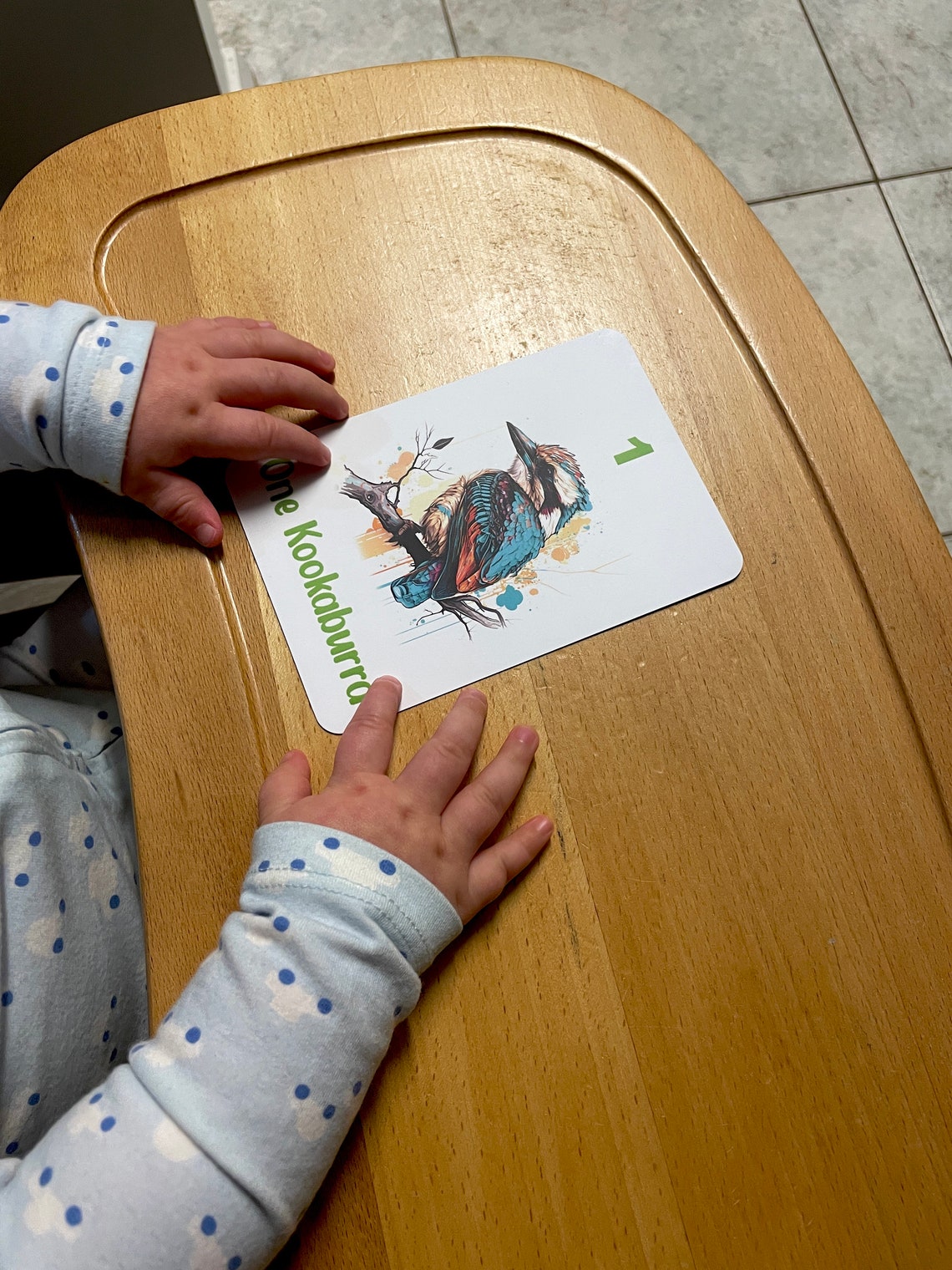 Australian Animal Numeracy Flash Cards for Kids Montessori 123 Numbers ...