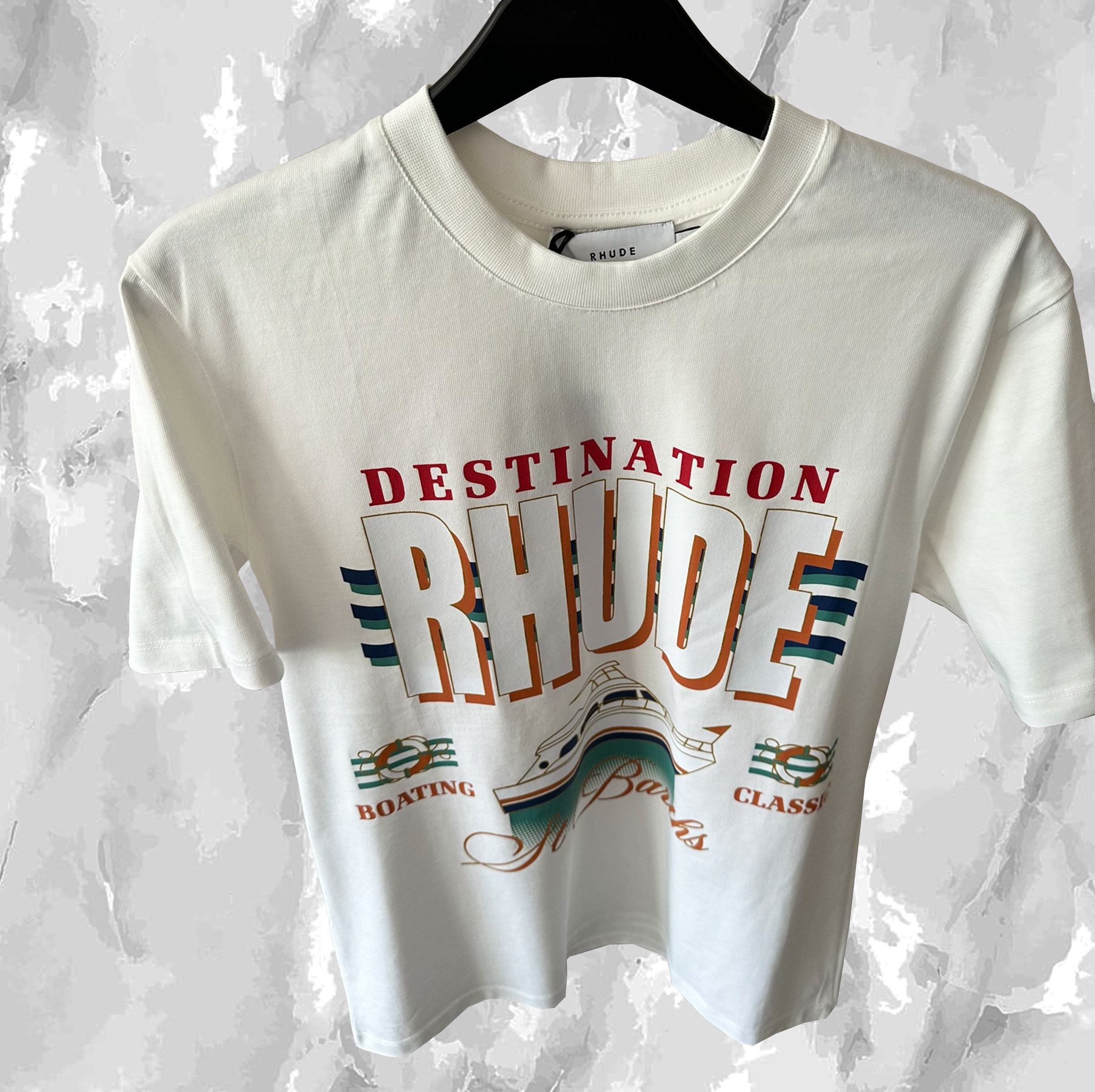 Vintage RHUDE White T-SHIRT St.barts Logo 2XL - Etsy