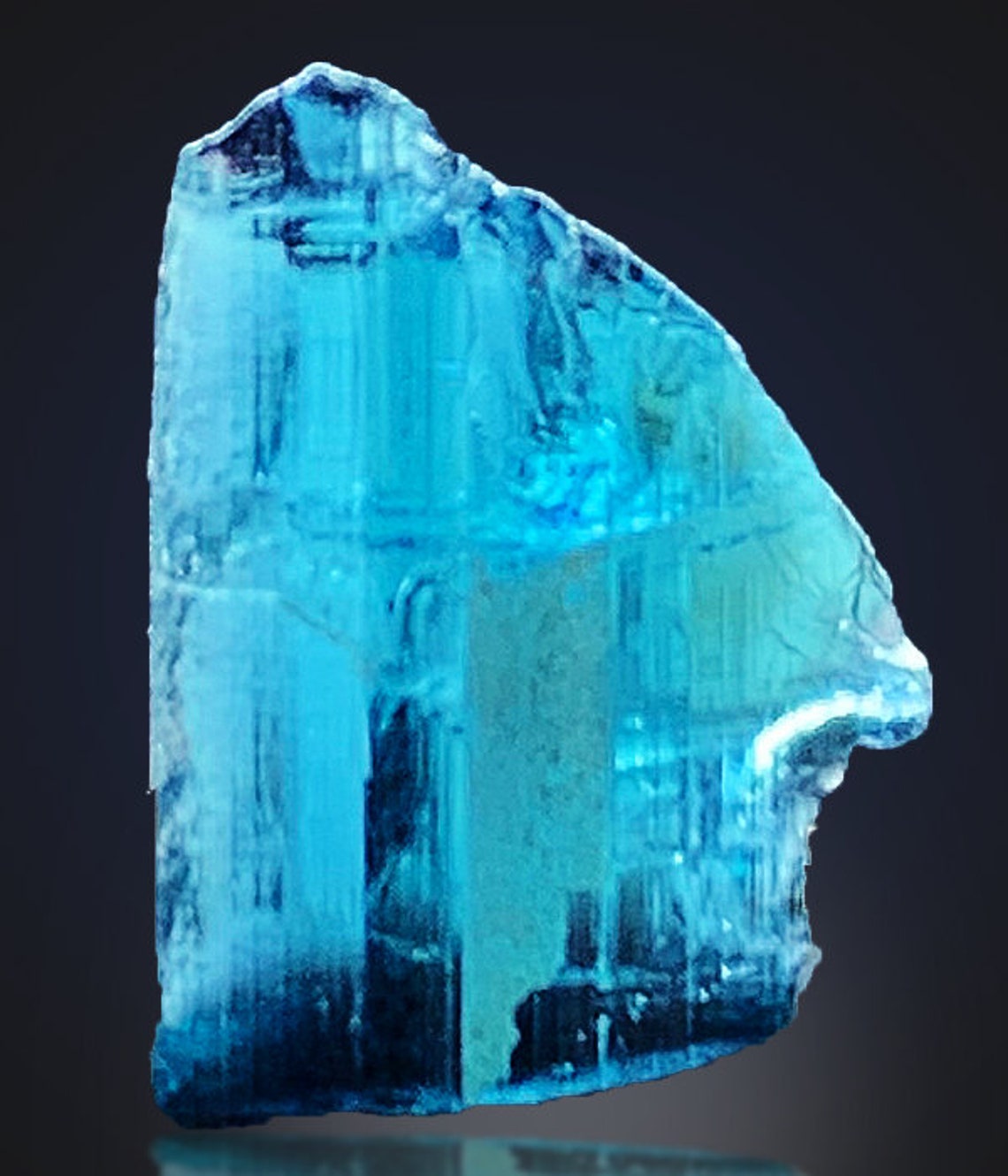Eye Catching Blue Tourmaline Crystal, Tourmaline Crystal From ...
