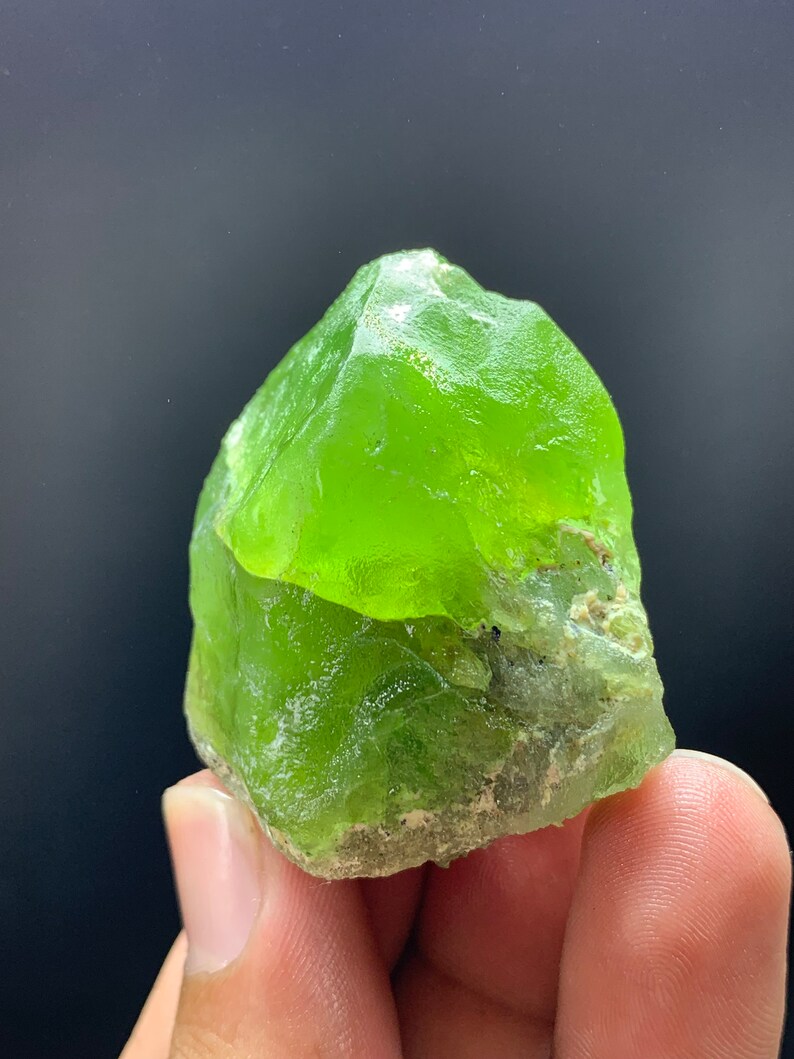 Huge Green Peridot Crystals, Natural Terminated Peridot, Olive Green ...