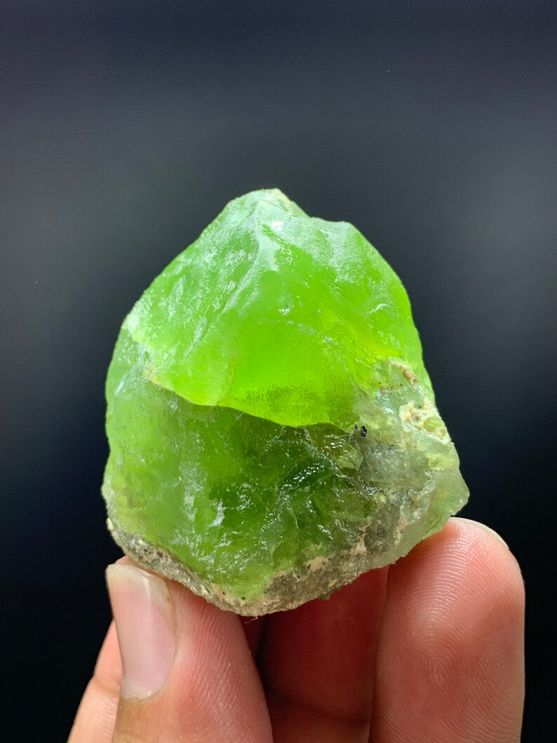Huge Green Peridot Crystals, Natural Terminated Peridot, Olive Green ...