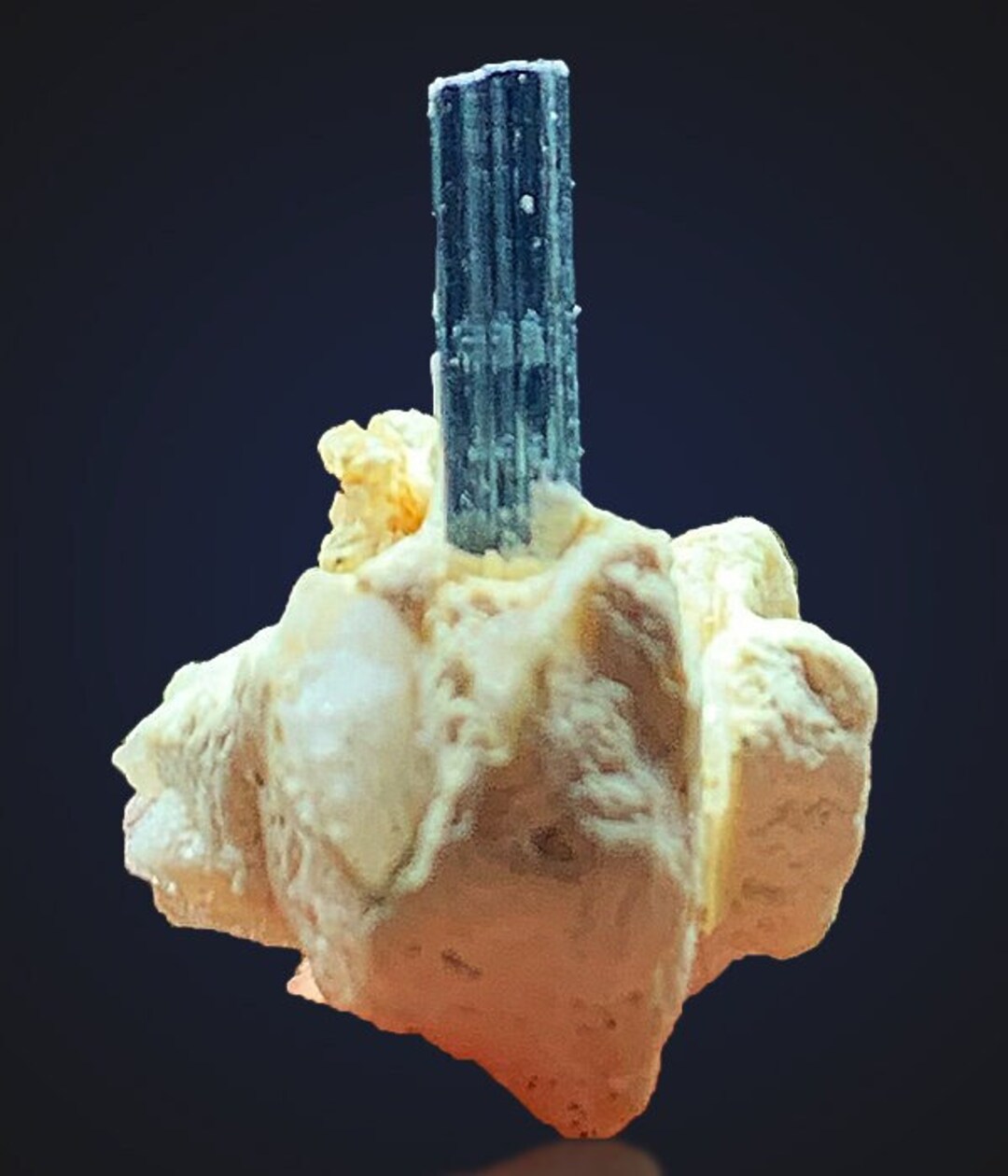 Pocket Size Blue Tourmaline Crystal Specimen, Collection Piece From ...