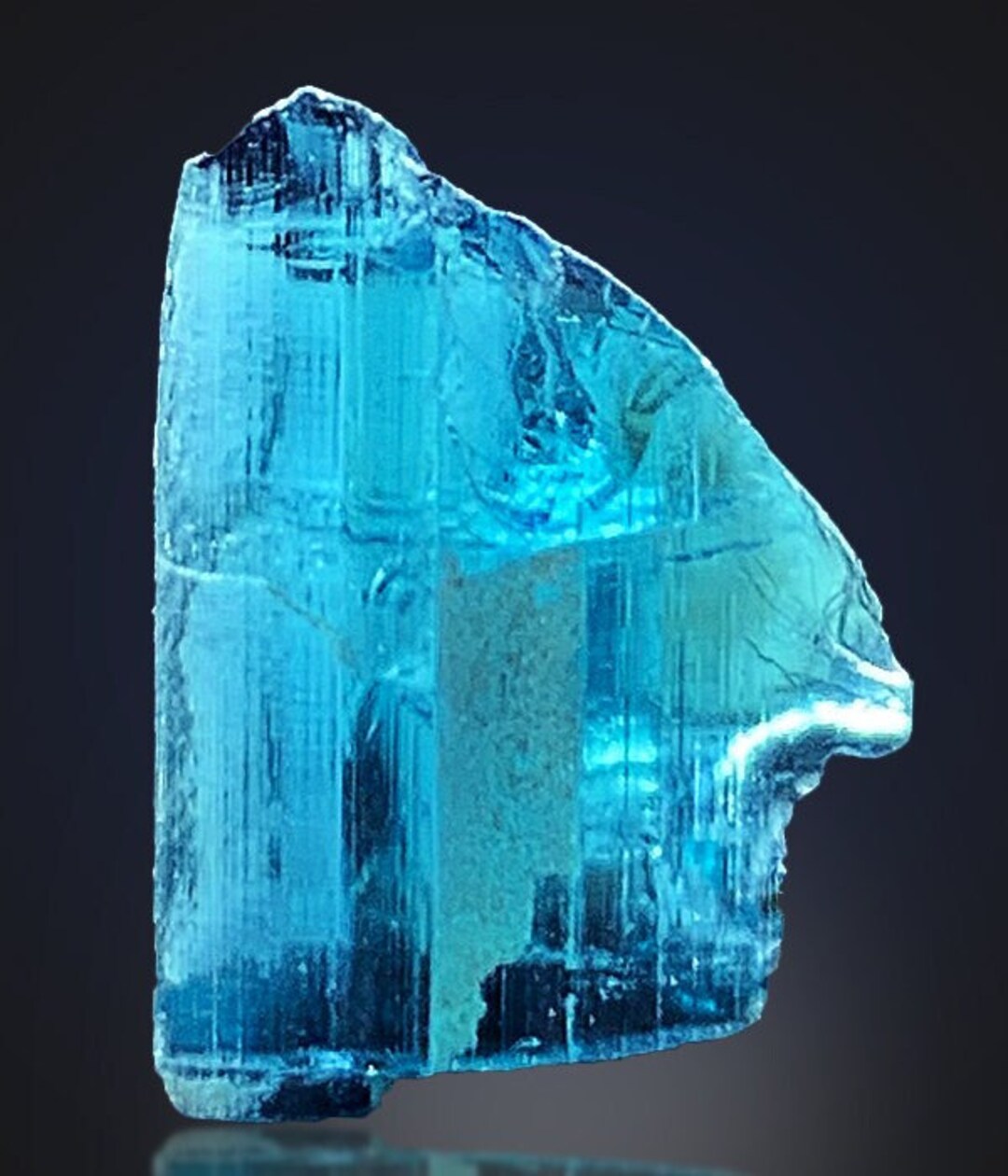 Eye Catching Blue Tourmaline Crystal, Tourmaline Crystal From ...