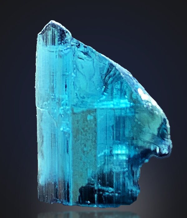 Eye Catching Blue Tourmaline Crystal, Tourmaline Crystal From ...