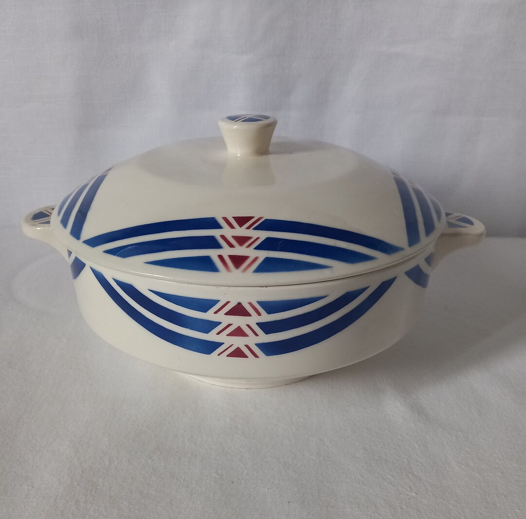 Soup Tureen/vegetable Bowl Badonviller Stella ART DECO - Etsy