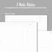 Printable & Digital Note Pages Bundle, Lined/ruled, Grid/squared, Dot ...