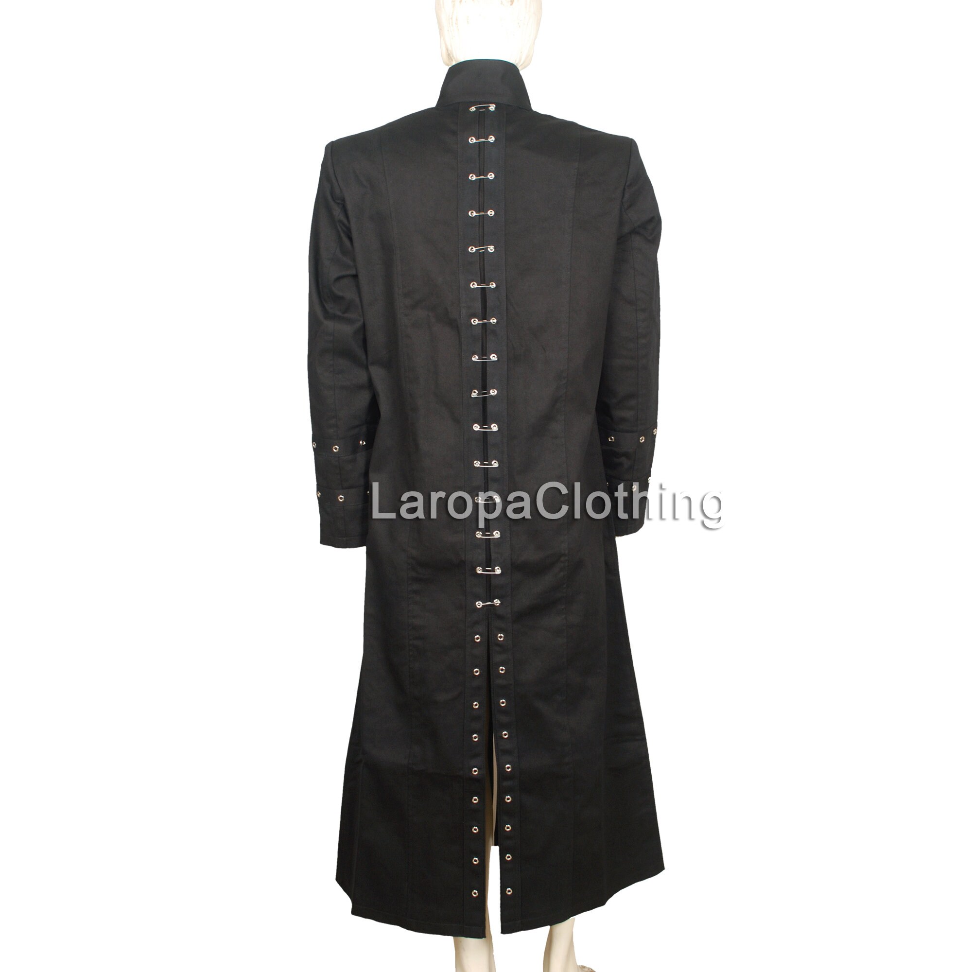 Gothic Vampire Buckle Pinhead Trench Coat - Etsy