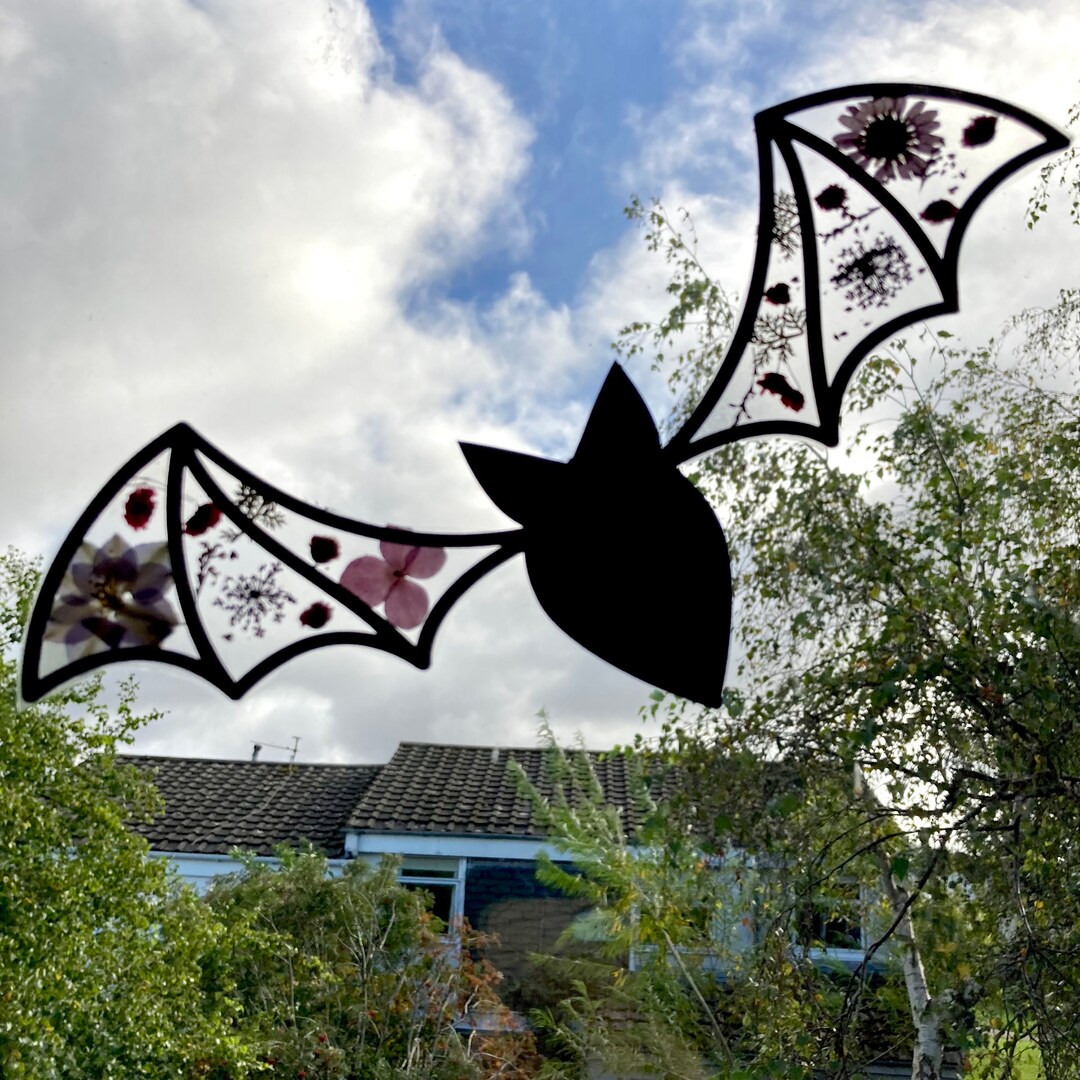 Halloween Bat Nature Suncatcher Craft Kit - Etsy