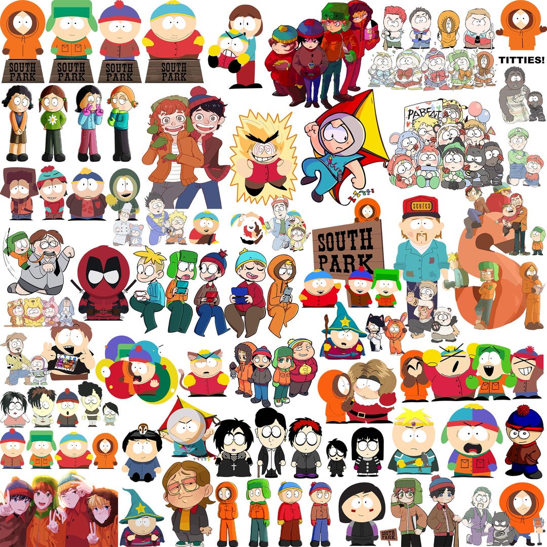 Southpark Svg- Southpark Png- Southpark- Digital Stickers- Digital ...