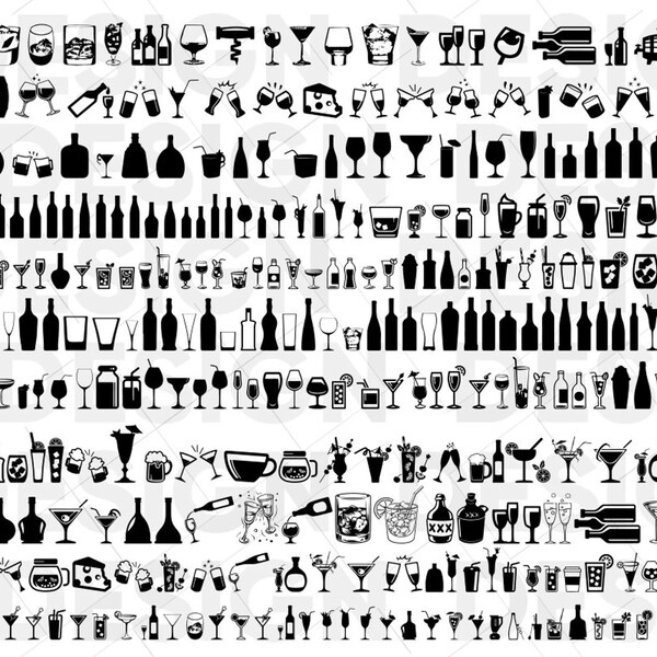 Alcohol Svg - Etsy