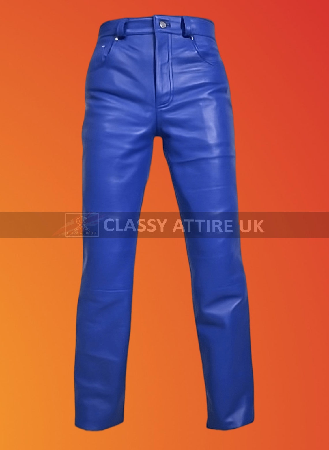Genuine Sheep Skin Leather Pants Slim Fit Pants Gift for Men Leather ...