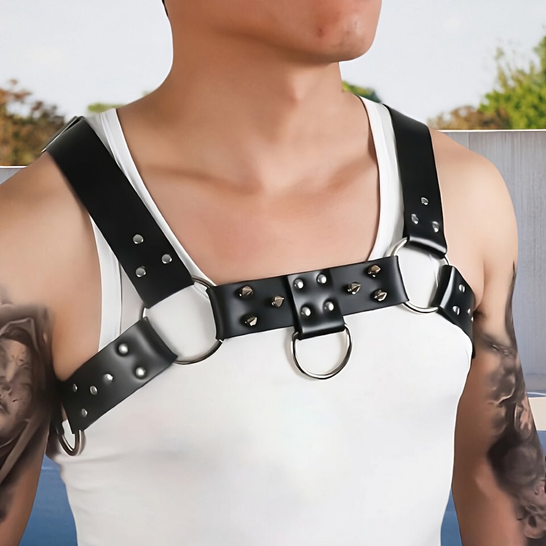 Leather Harness Chest Harness Mens Harness Leather Body Harness Plus Size Harness - Etsy