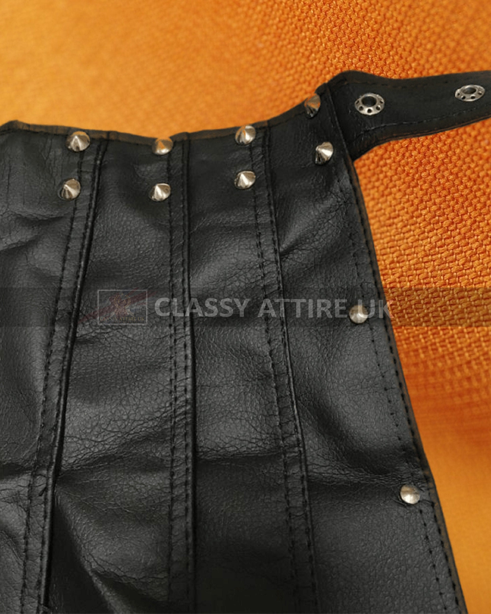 Kilt Pride Kilt Fetish Wear BDSM Lingeire Gladiator Kilt Gift for Men Handmade Genuine Leather ...