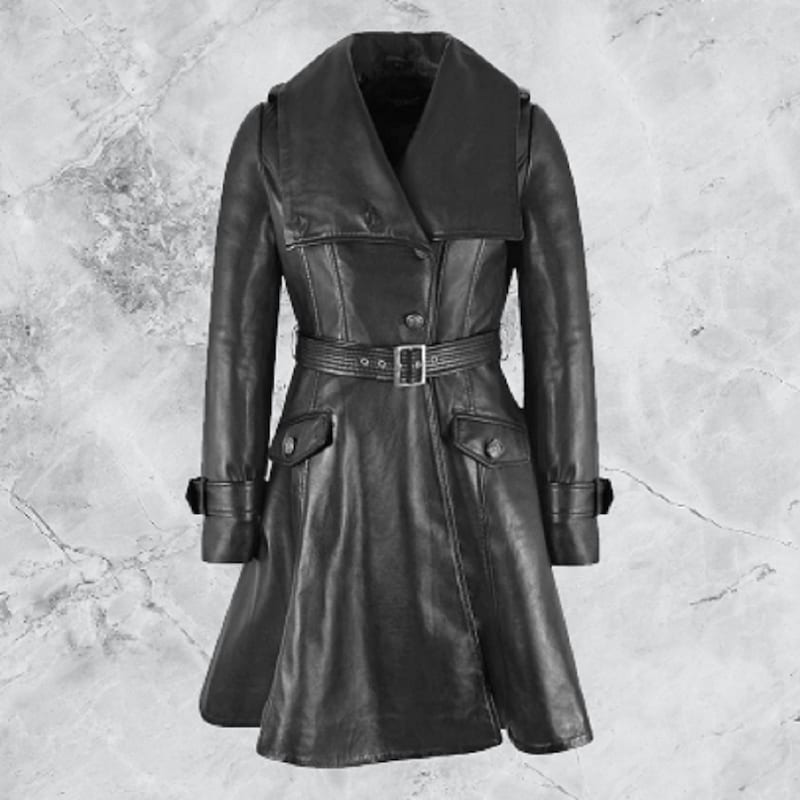 Leather Robe Women - Etsy UK