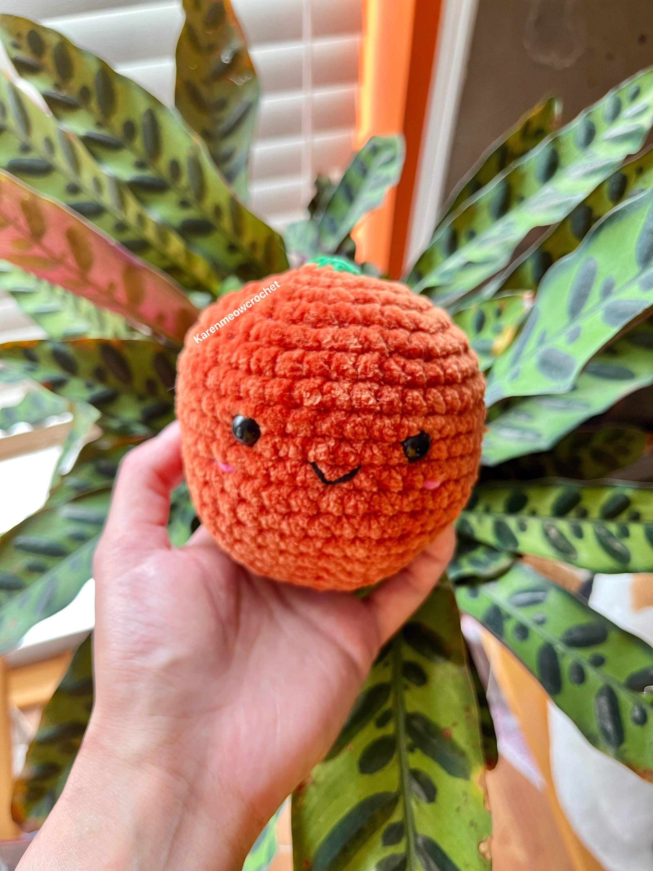 No Sew Orange Crochet Pattern Orange Amigurumi Pattern - Etsy