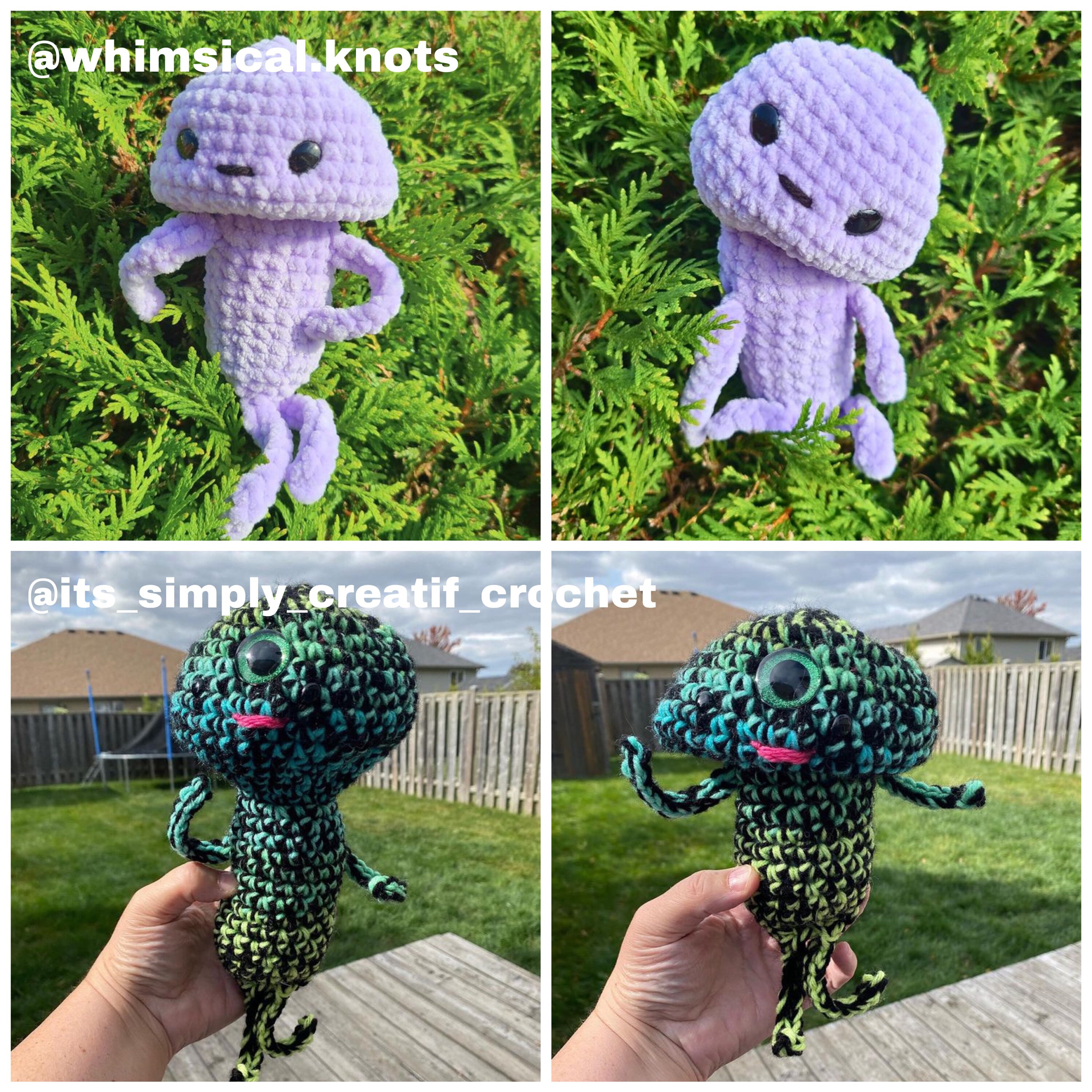 Alien Crochet Pattern No Sew Alien Crochet Pattern Arnold - Etsy
