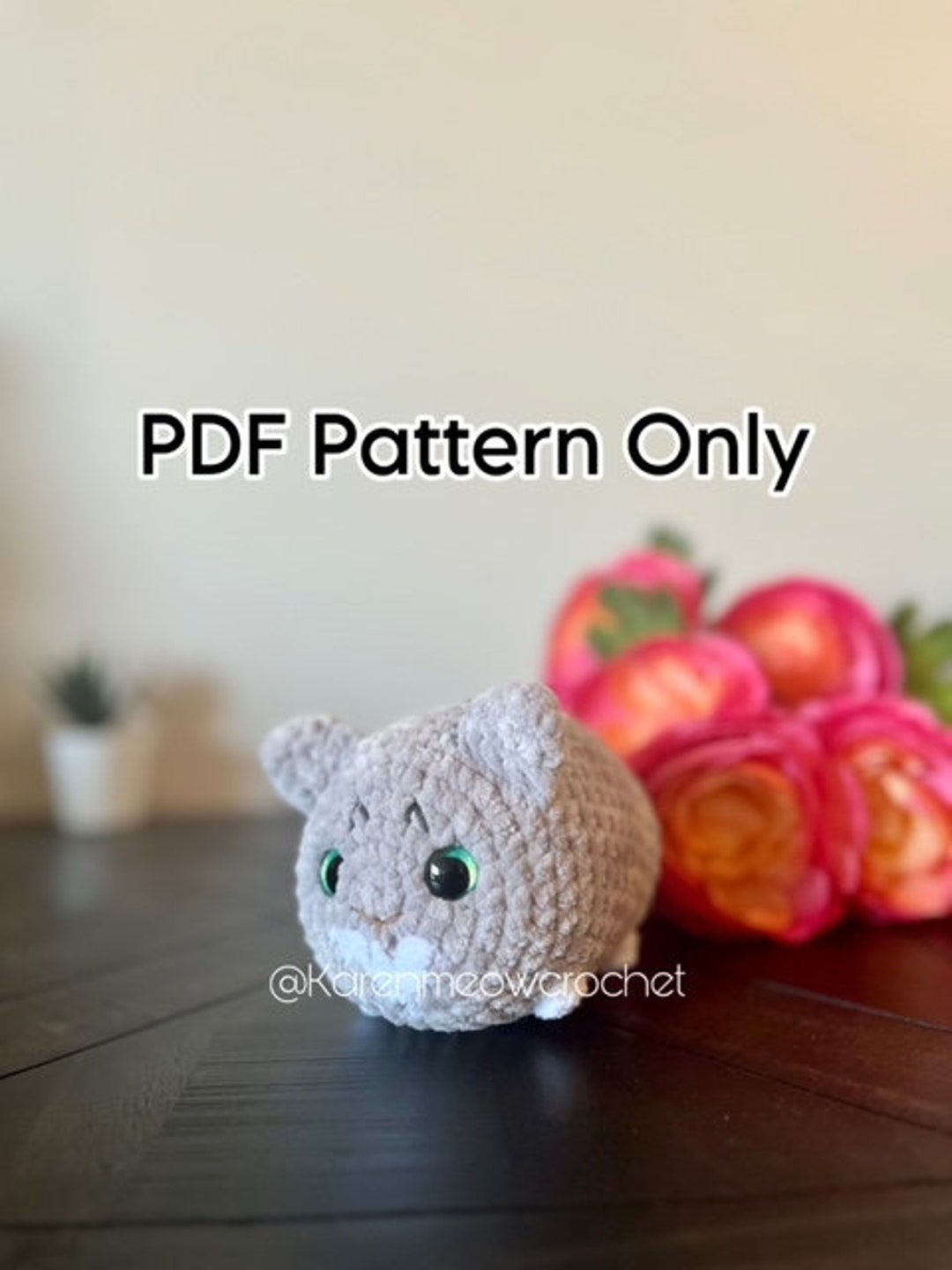 Tabby Cat Crochet Pattern, Cat Plushie, Crochet Cat Pattern, Amigurumi ...