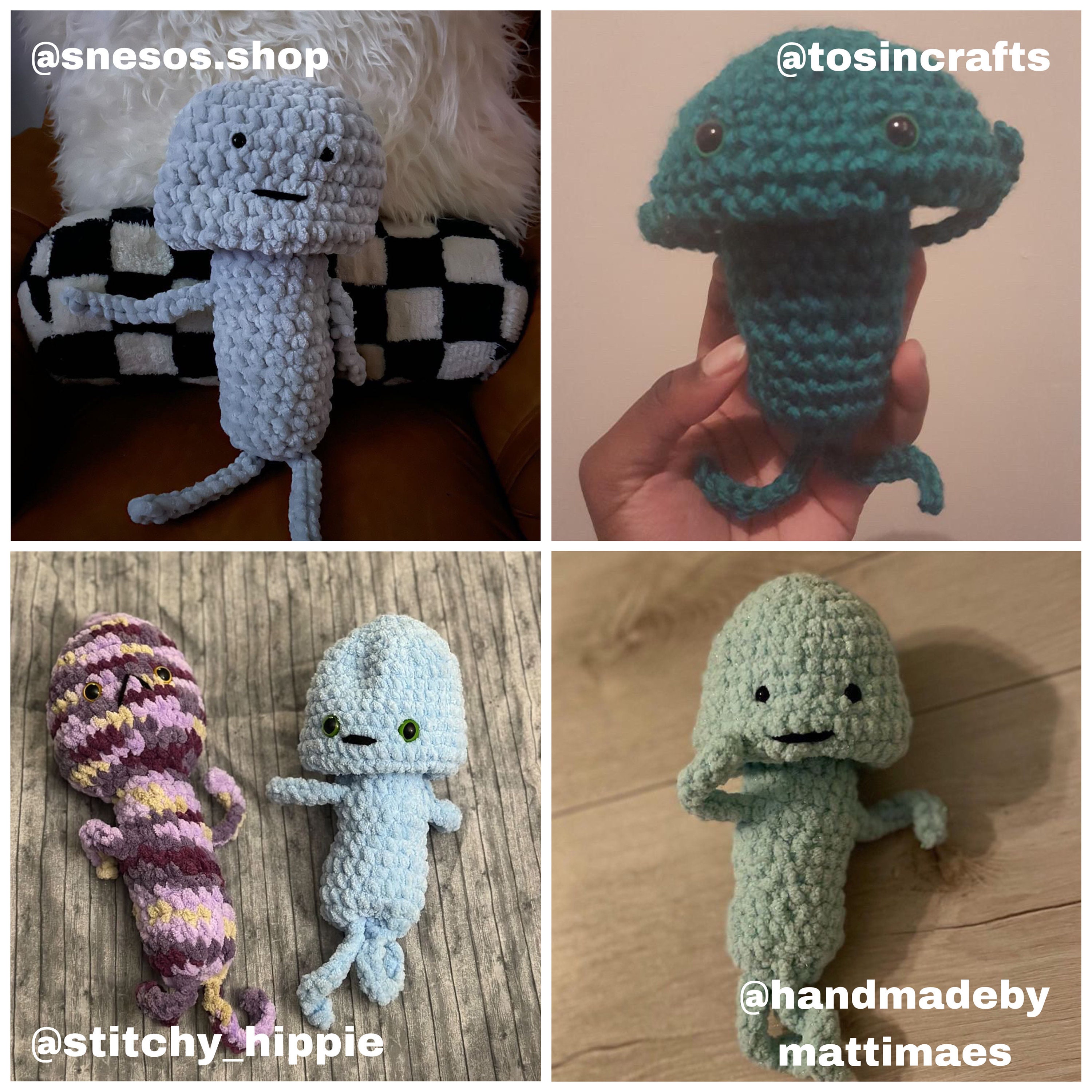 Alien Crochet Pattern No Sew Alien Crochet Pattern Arnold - Etsy