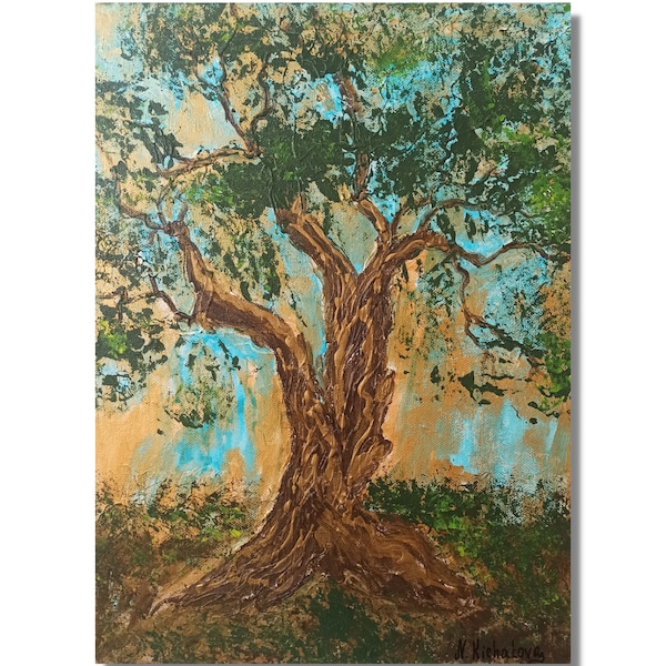 Olive Tree Painting - Etsy
