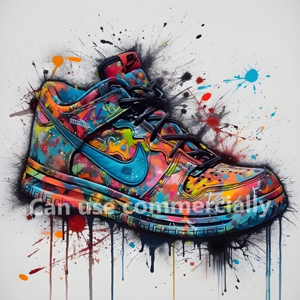 Graffiti Shoes - Etsy