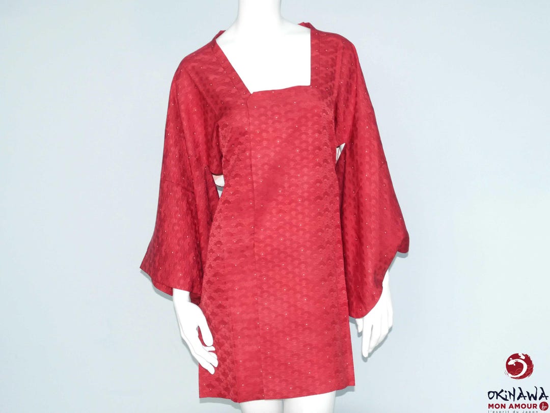 Michiyuki Japanese Coat, Lightweight Traditional Jacket for Women in ...