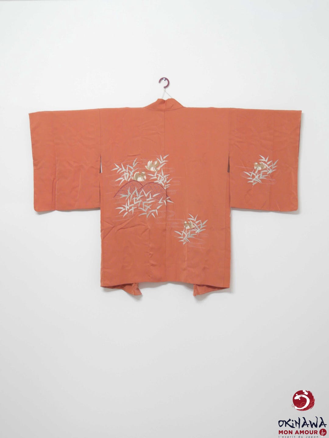 Haori, a Traditional Japanese Lightweight Silk Jacket for Women, Pink ...