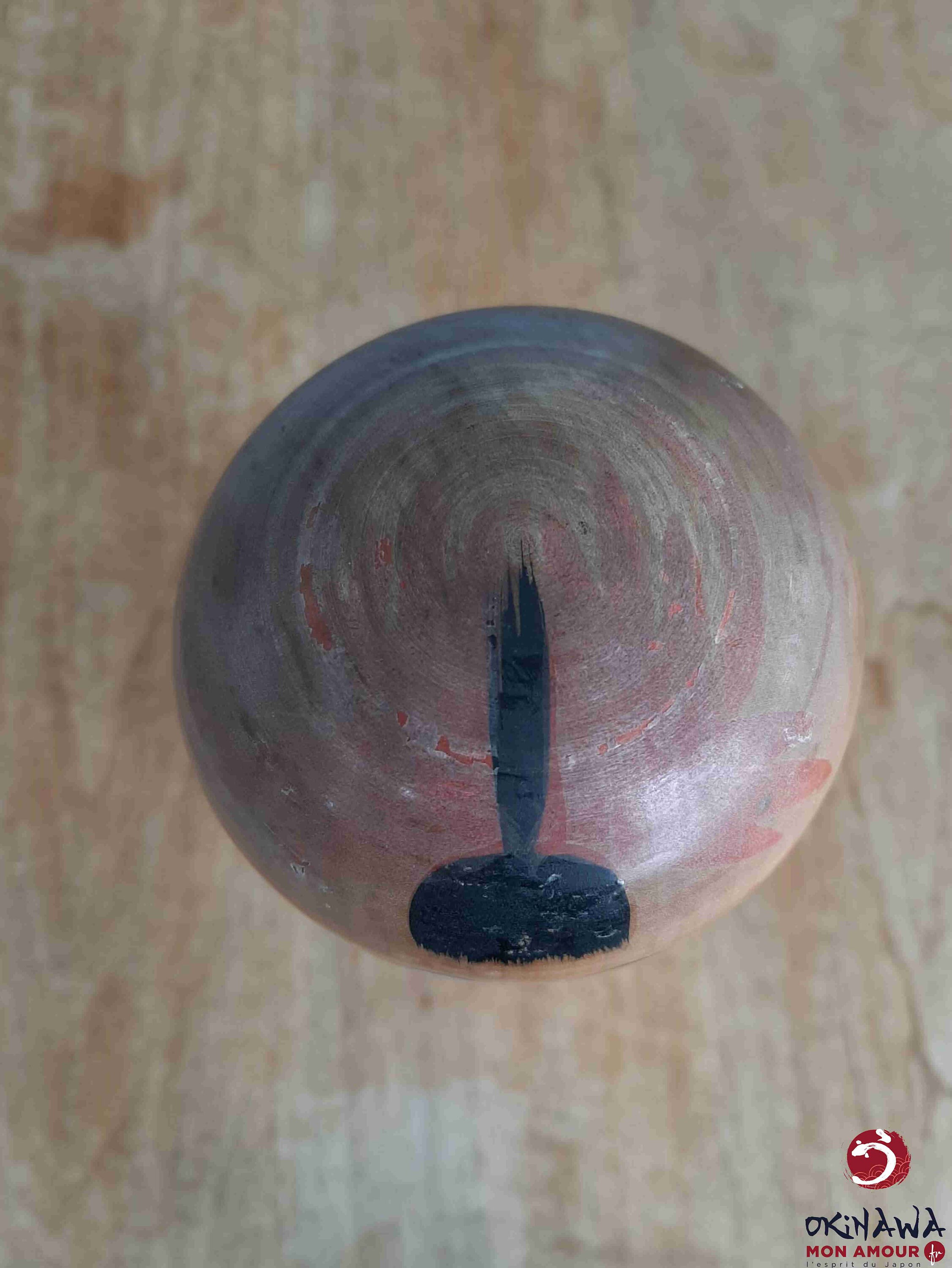 Japanese Yamagata Style Traditional Dento Kokeshi Doll, Signed Item by ...