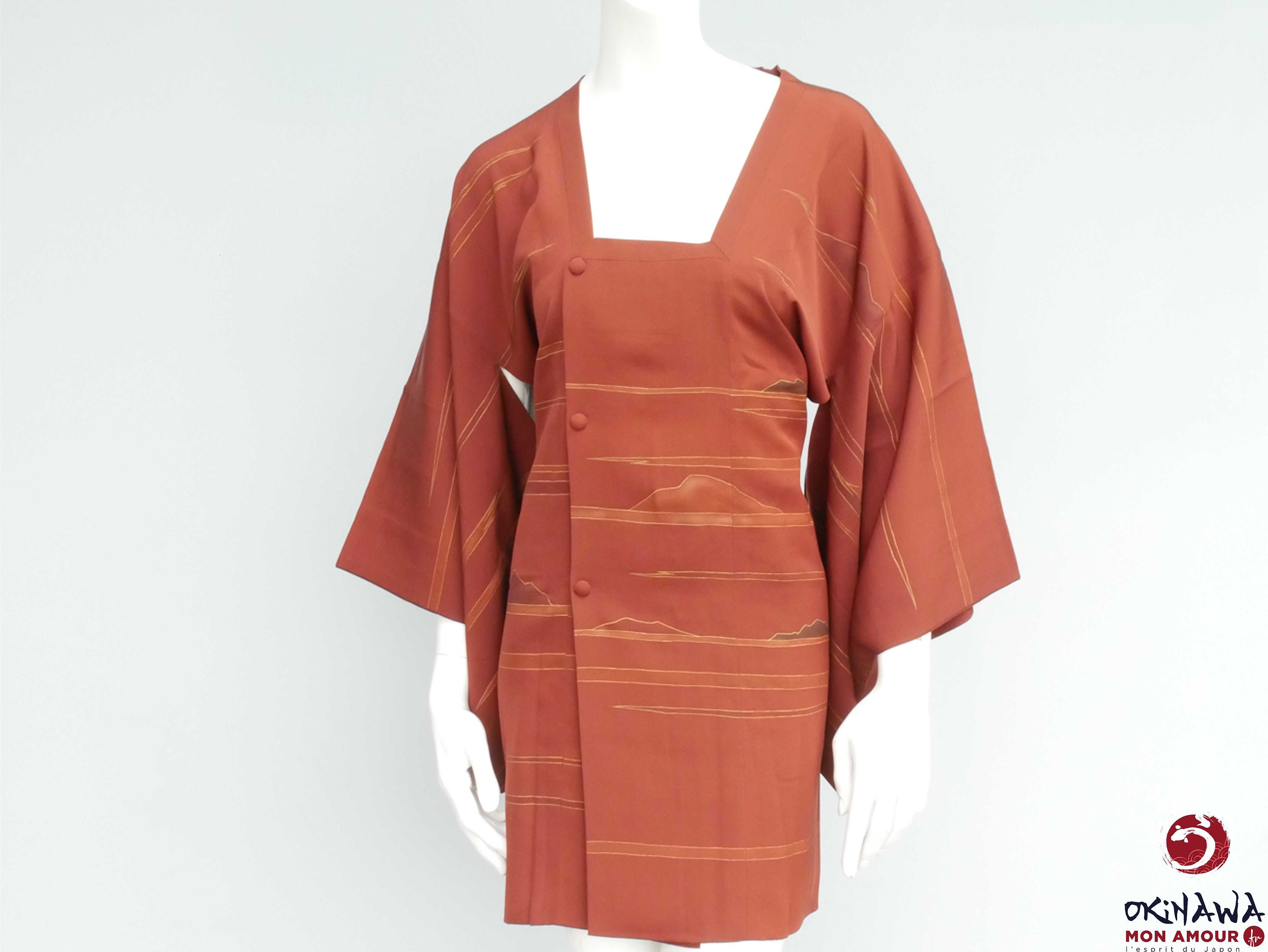 Michiyuki Japanese Coat, Traditional Lightweight Jacket for Women in ...