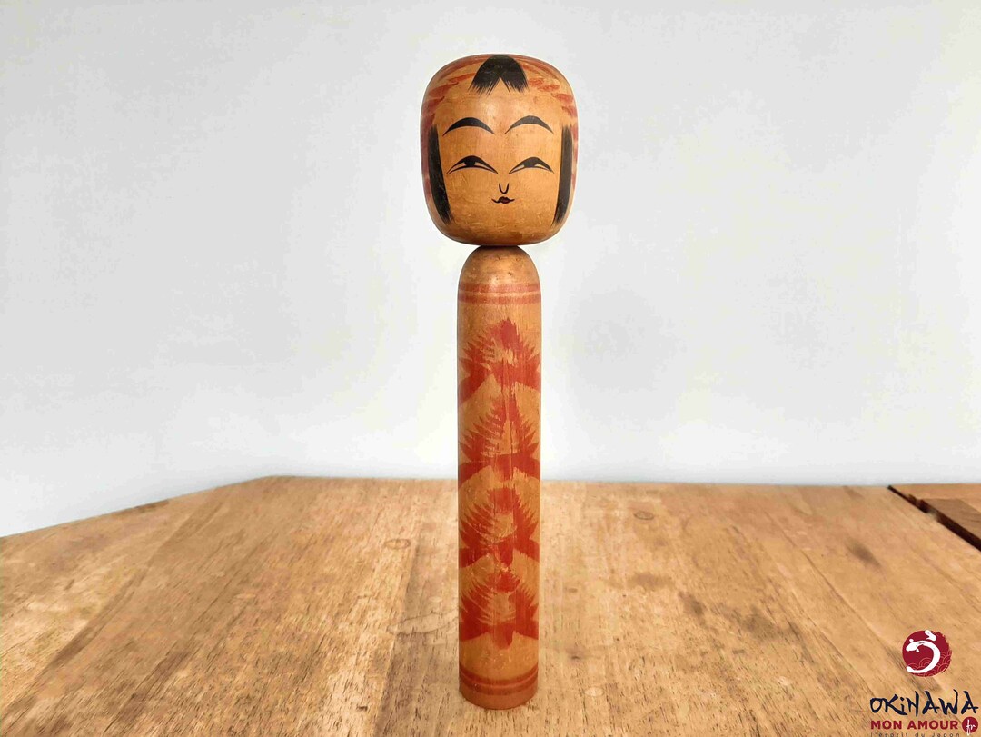 Traditional Kokeshi Doll Hijiori Togatta Dento Kokeshi - Etsy