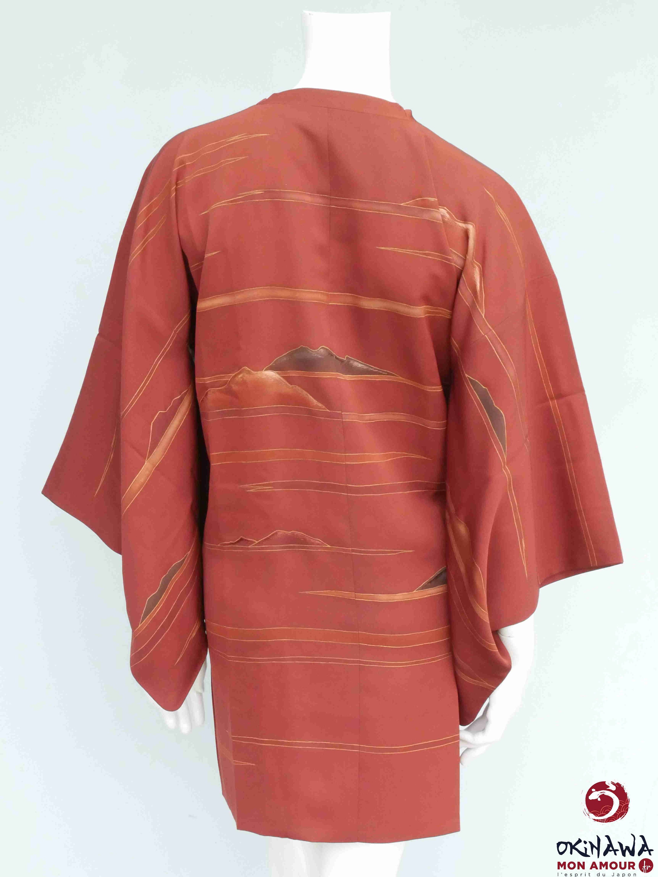 Michiyuki Japanese Coat, Traditional Lightweight Jacket for Women in ...