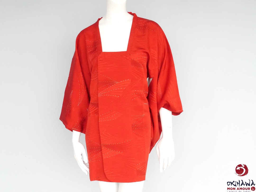 Michiyuki Japanese Coat, Traditional Lightweight Jacket for Women in ...