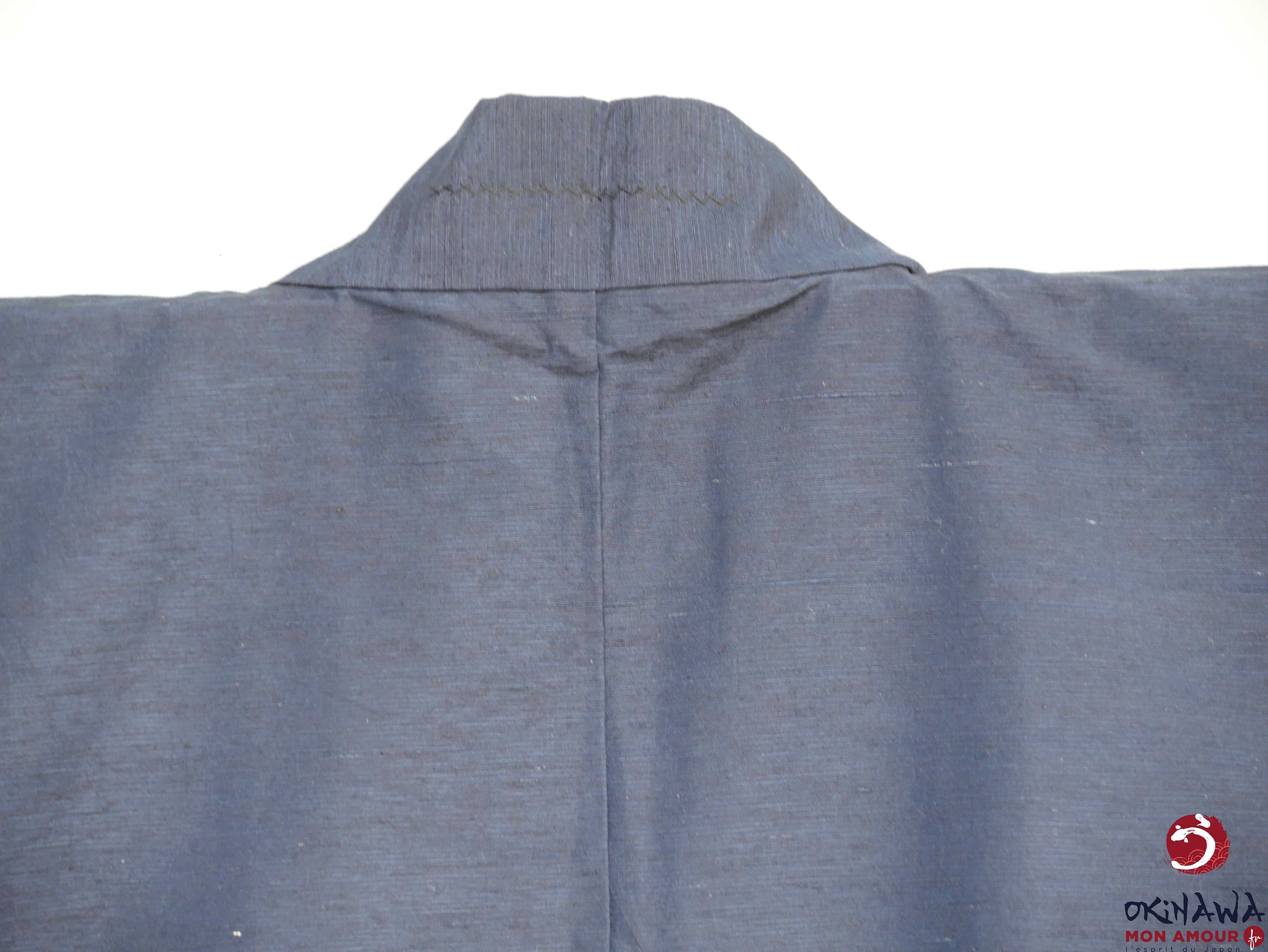 Traditional Japanese Haori for Men in Blue Silk Decorated With - Etsy