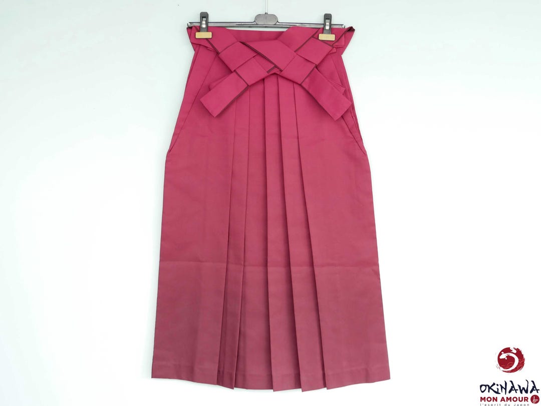 Traditional Japanese Women's Hakama Andon Bakama Fuchsia Gradient 87cm ...