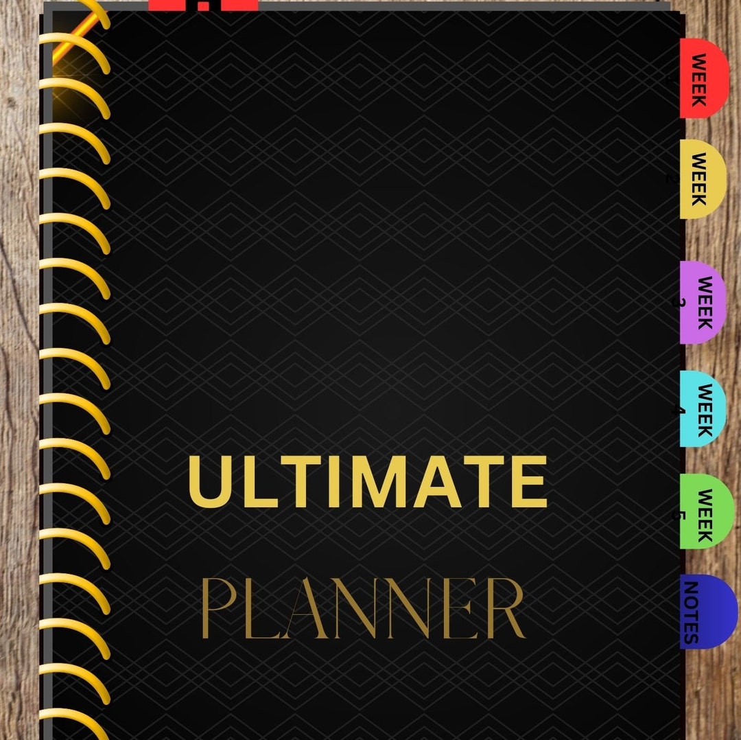 Ultimate Planner With Clickable Tabs - Etsy