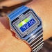 Casio Watch Modified Custom Casio Mod Vintage stealth Black Digital ...