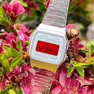 Custom Casio F91 cherry Modified Casio Custom Special Gift With Deep ...