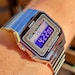 Casio Watch Modified Custom Casio Mod Vintage Casio Liquid Purple ...