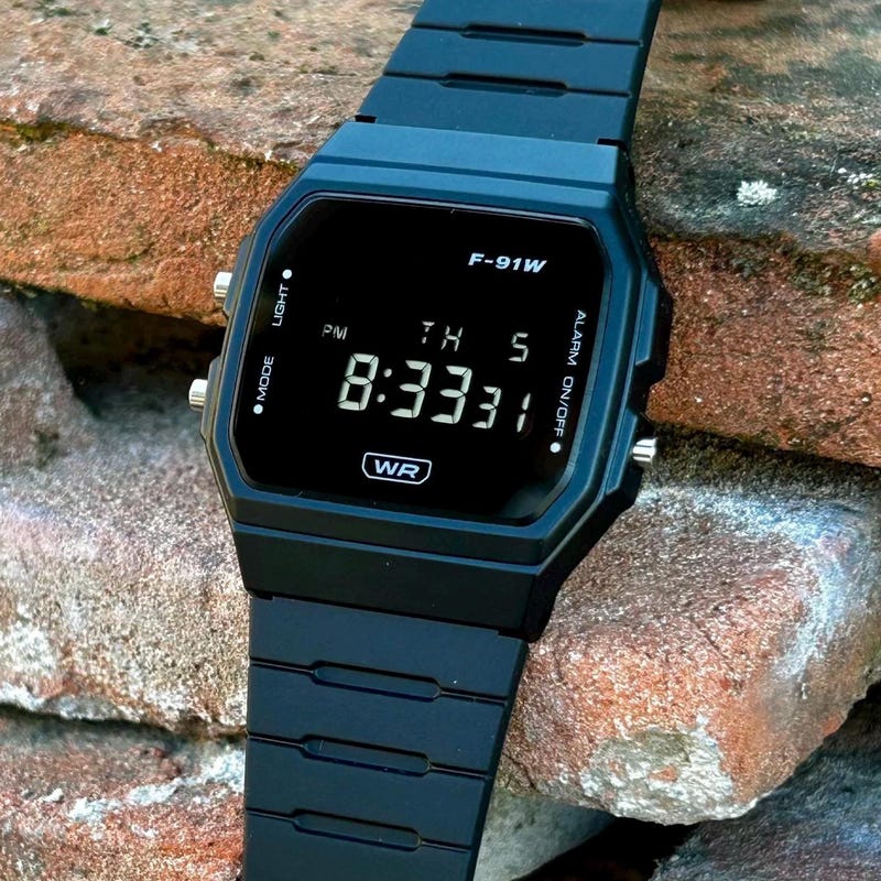 Casio F 91w Minimalist - Etsy