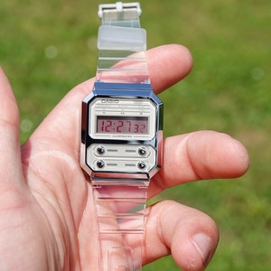 Casio A100 Strawberry Modified Custom Casio A100 With Red Numbers ...