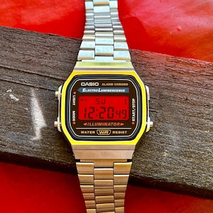 Casio A168 Retro Red Modified Custom Casio A168 With Red Polarizing ...