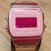 Miami Pink – Modified Watch Based on Casio F-91W – Transparent Pink ...