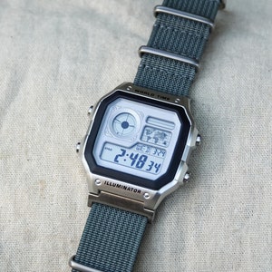 Silver Arrow – Modified Watch Based on Casio AE-1200 – Silver Faceplate ...