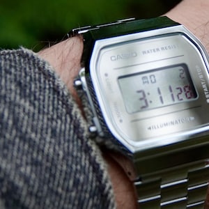 Casio A168 Mirror Time Modified Custom Casio A168 With Mirror Chrome ...