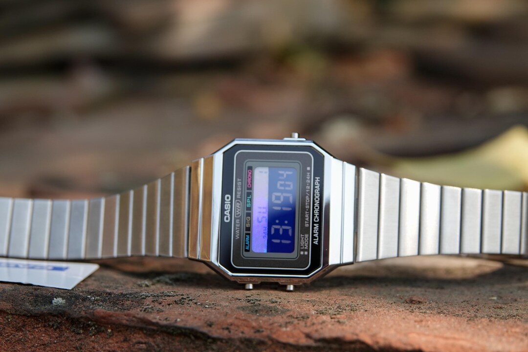 Casio Watch Modified Custom Casio Mod Vintage Casio Liquid Purple ...