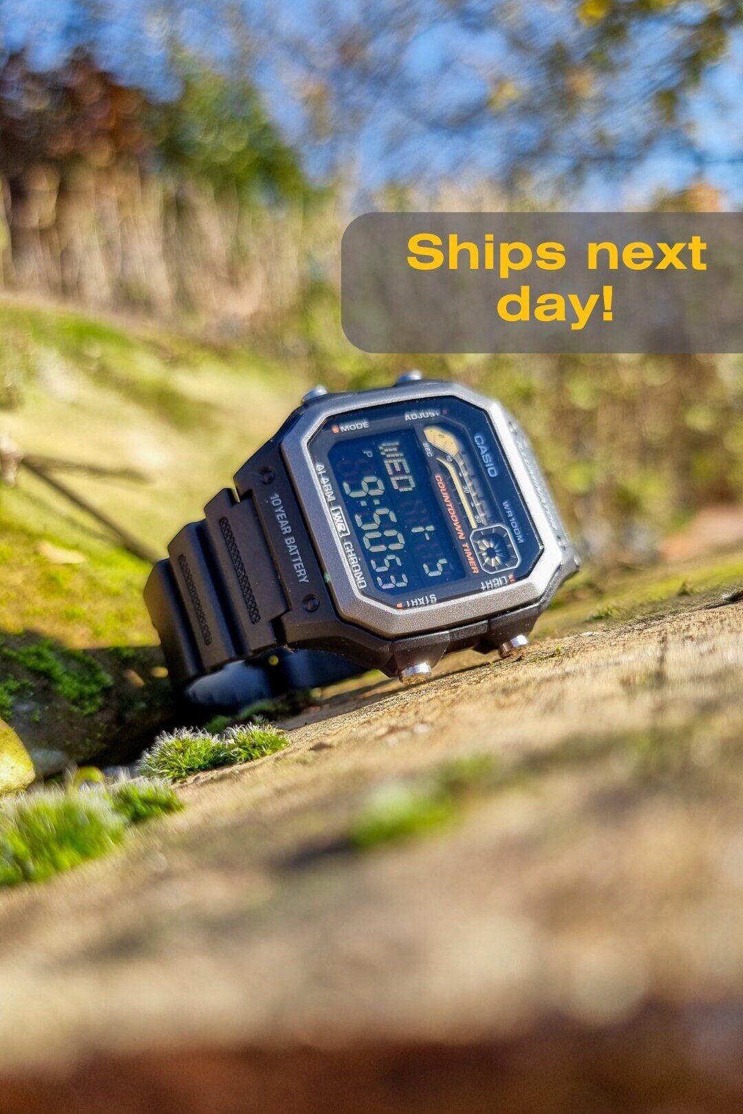 Custom Casio WS1600H New Royale 'stealth Black' - Etsy