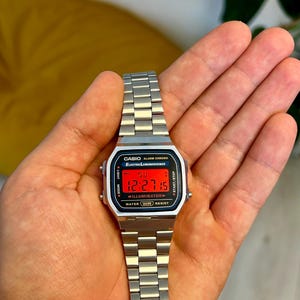 Casio A168 Retro Red Modified Custom Casio A168 With Red Polarizing ...