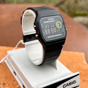 Custom Casio Mod F-94WA Nightcrawler - Modified Black Casio Watch ...